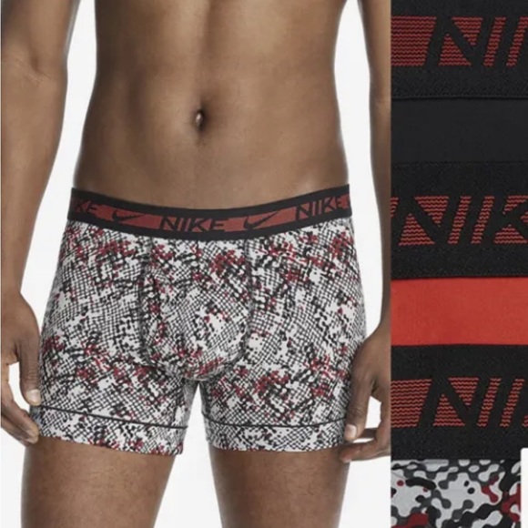 Underwear & Socks | Mens Nike 3pack Flex Micro Trunks 4 Inseam Snake ...